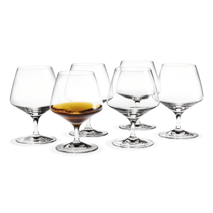 Holmegaard Perfection Brandy Glass, Clear, 12.2 Oz, 6 Pcs. – rosendahl.com