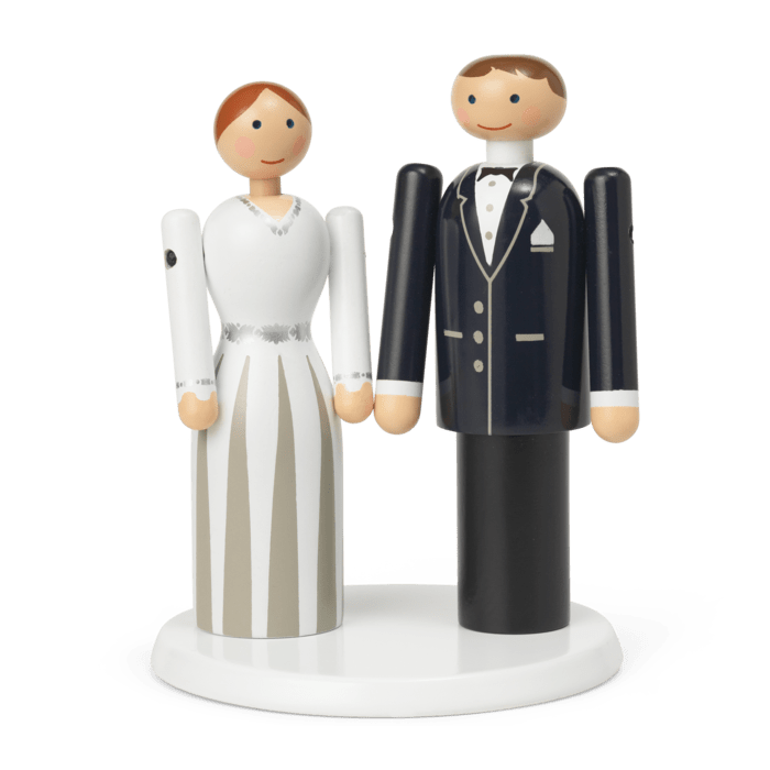 Kay Bojesen Mini Bride & Groom Set with Platform – Rosendahl Design ...