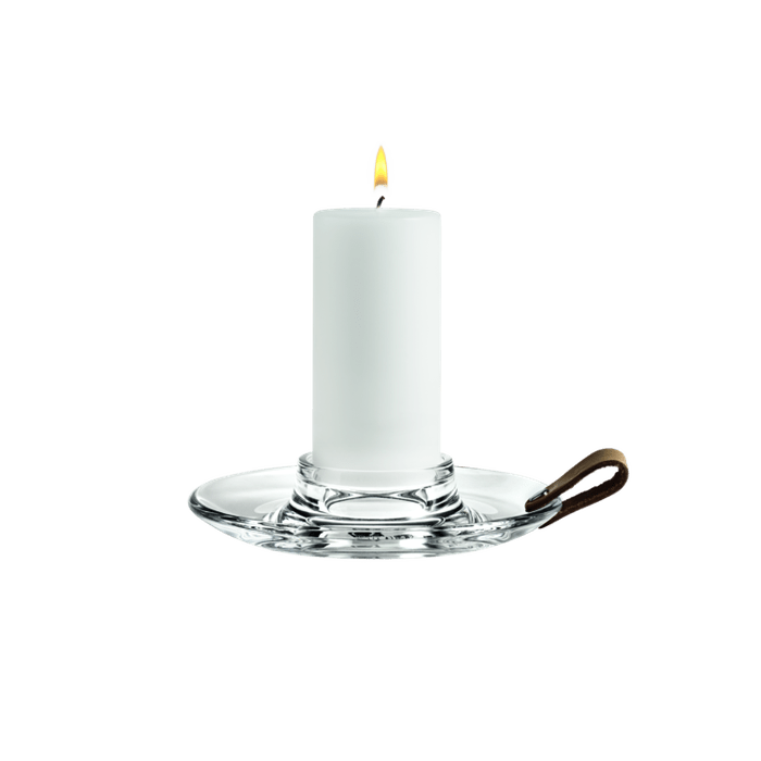 Holmegaard Design With Light Block Candle Holder, Clear – Rosendahl ...